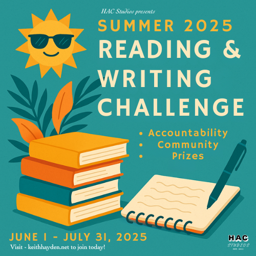 Pages and words await | Join the Summer 2025 Reading and Writing Challenge